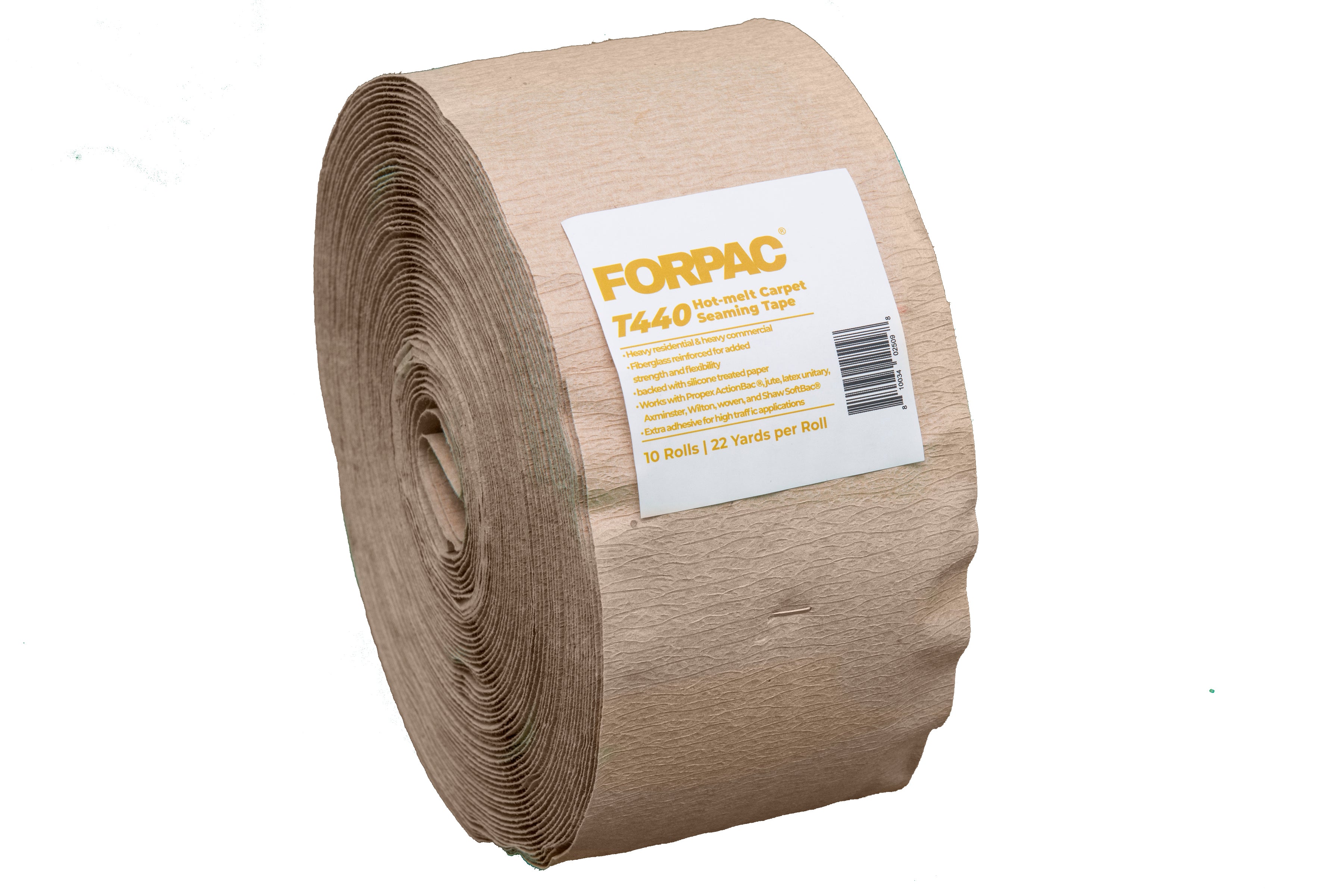 Hot-Melt Carpet Seaming Tape - 22 yards per roll | 10 rolls per box ...