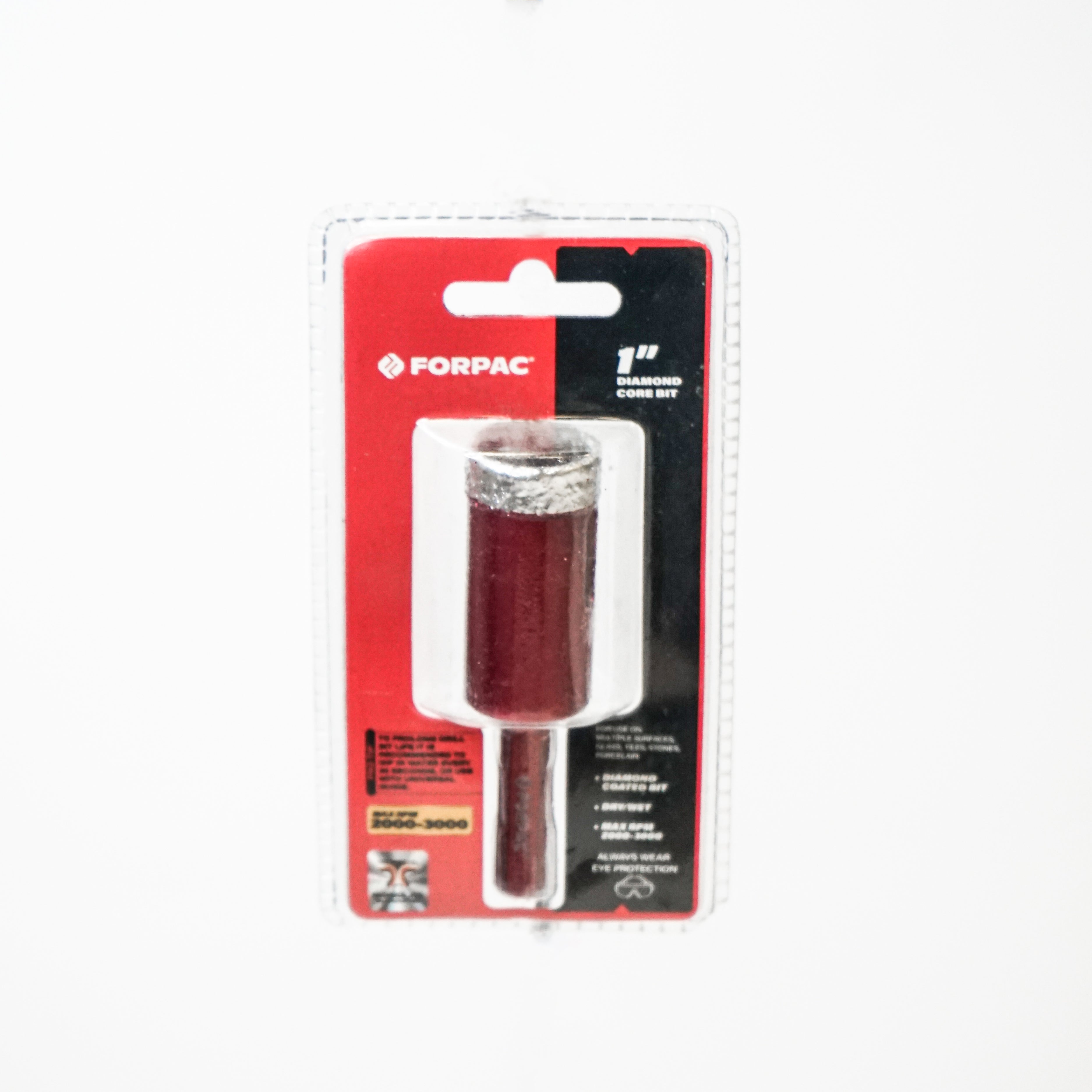 1" DIAMOND CORE BIT – FORPAC PRODUCTS, LLC